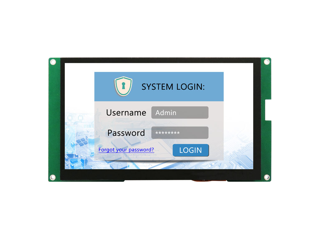 Smart display application solution for UART display.
